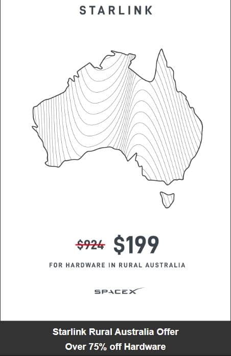 Starlink Special Offer – Super Discount For Rural Areas – SkySignal.com.au